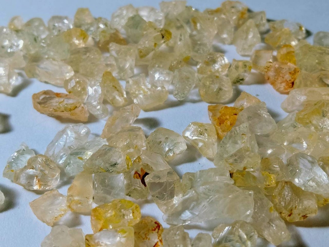 Raw Imperial Topaz , Topaz Crystal , Rough Bulk Topaz , AAA Gemstone , Imperial Topaz Crystal ...