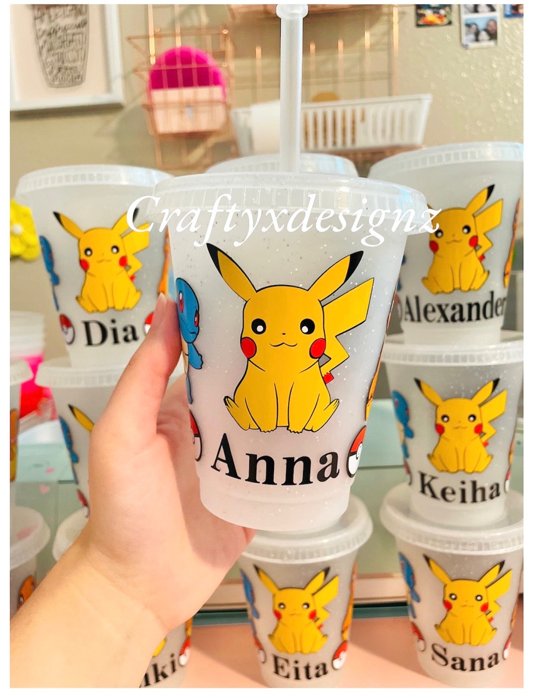 Kids Cups / Pokémon Cup / Cold Cup / Character Cups / Toddler Cups - Etsy