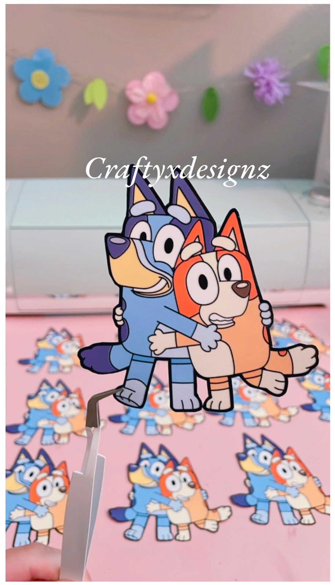 Custom Bluey Stickers / Party Favor Stickers / Bluey Vinyl Stickers ...