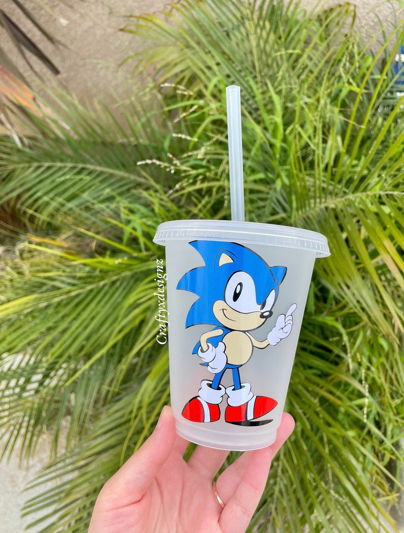 Sonic Cup / Kids Cup / Sonic the Hedgehog / Custom Cup / Kids - Etsy