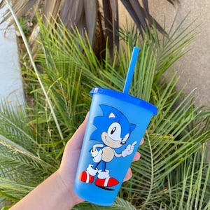 Sonic Cup / Kids Cup / Sonic the Hedgehog / Custom Cup / Color - Etsy