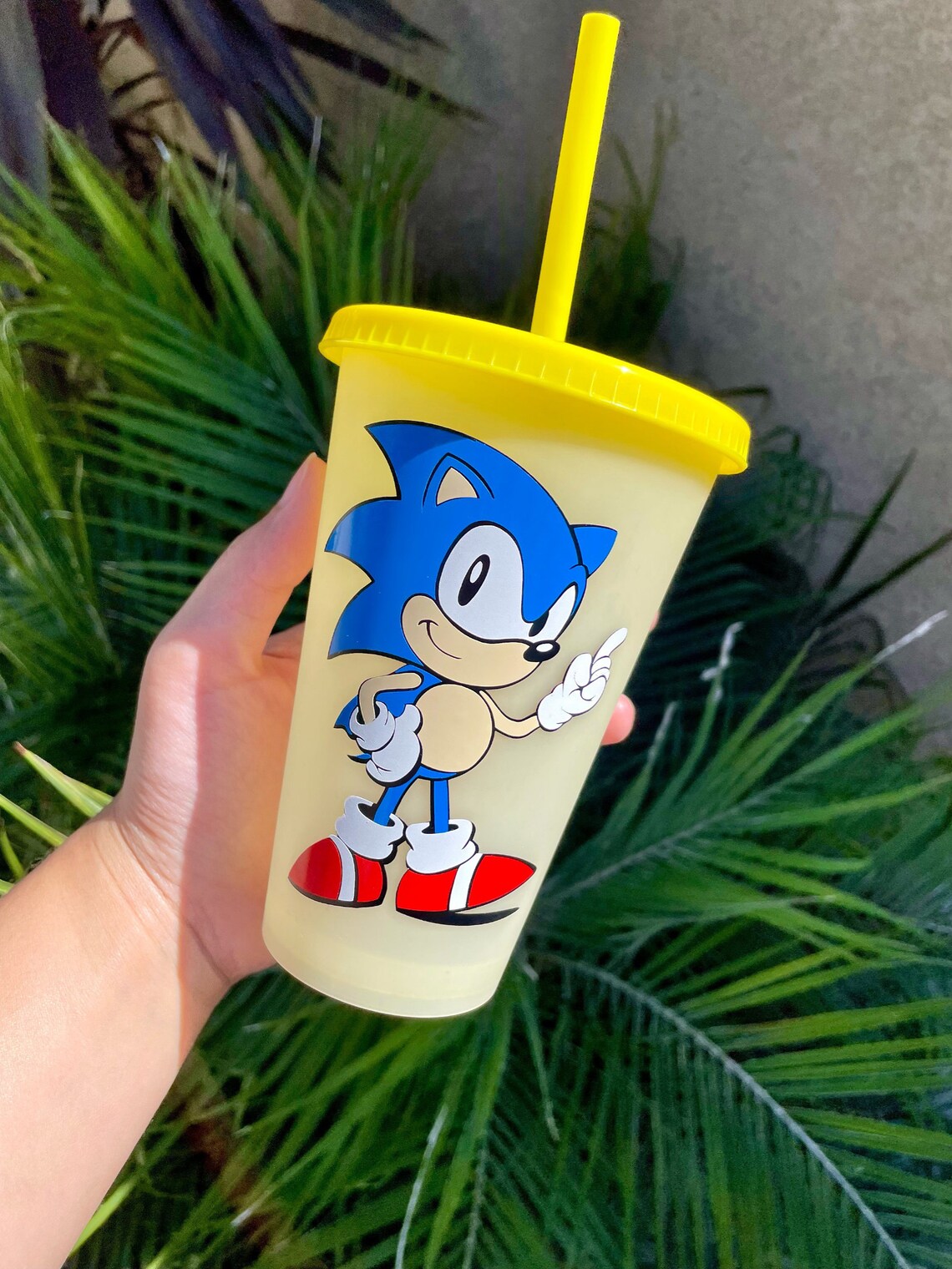 Sonic Cup / Kids Cup / Sonic the Hedgehog / Custom Cup / Color - Etsy
