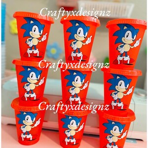 Sonic Cup / Kids Cup / Sonic the Hedgehog / Custom Cup / Kids Cups ...