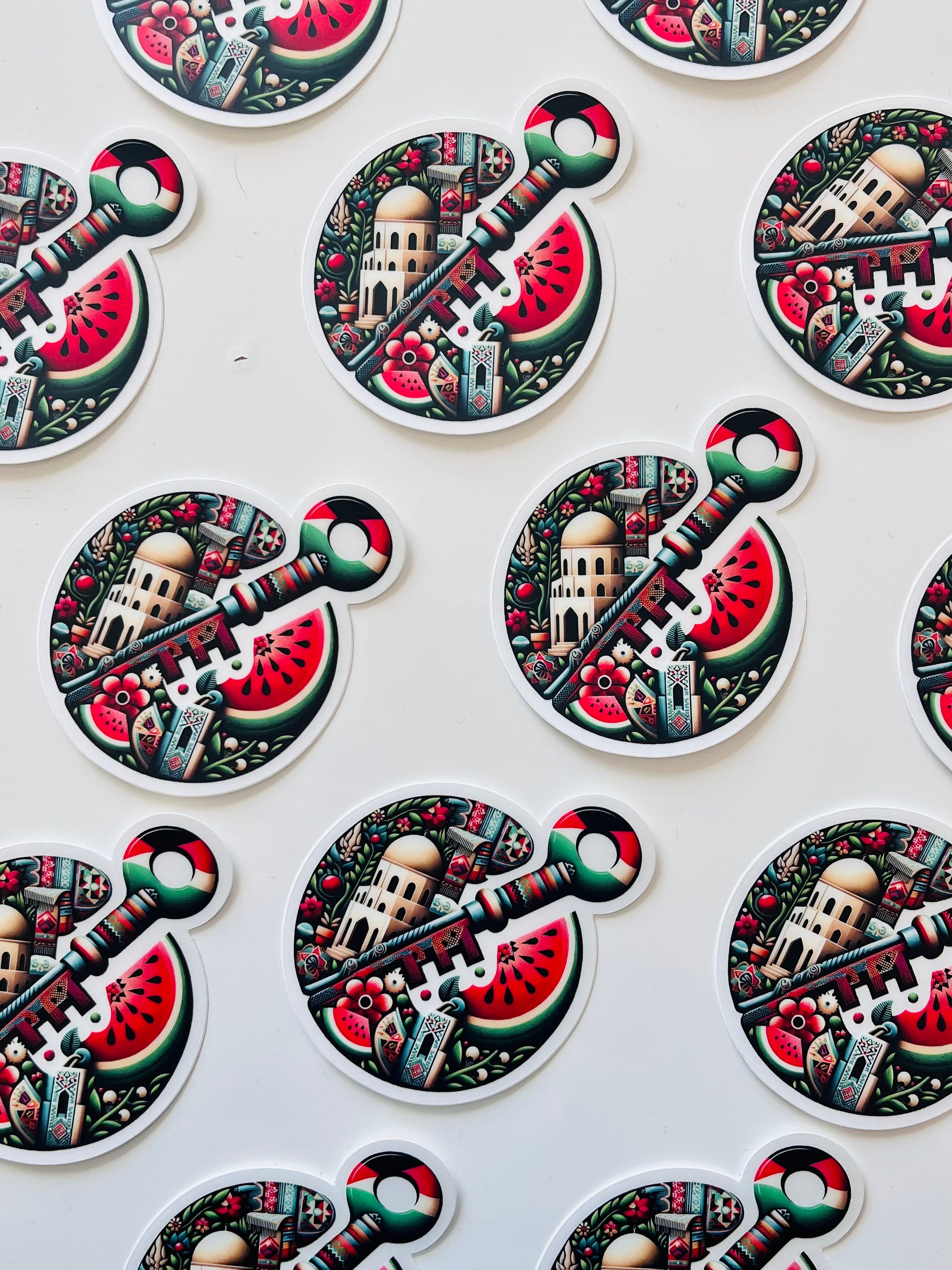 Love for Palestine Clear Vinyl Sticker | Original Design - Etsy