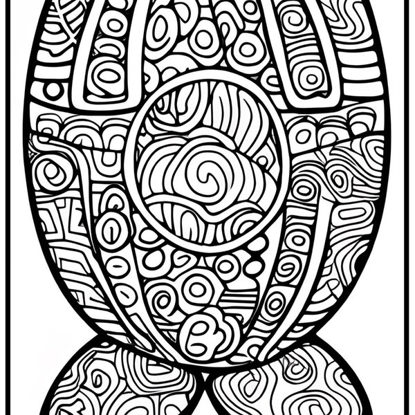 Zen Coloring Page - Etsy