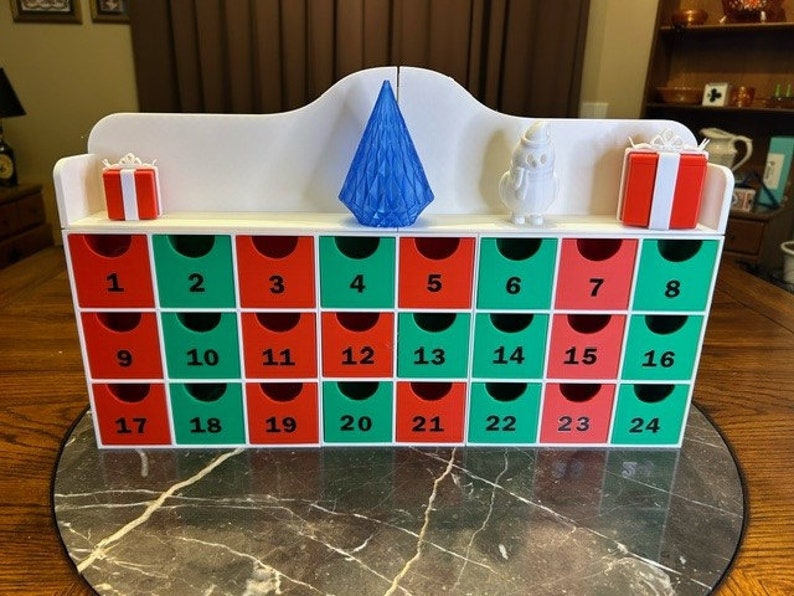 Advent Calendar 3D Printed - Etsy
