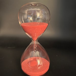 15 Minute Red Sand Timer Bree Tanner - Etsy
