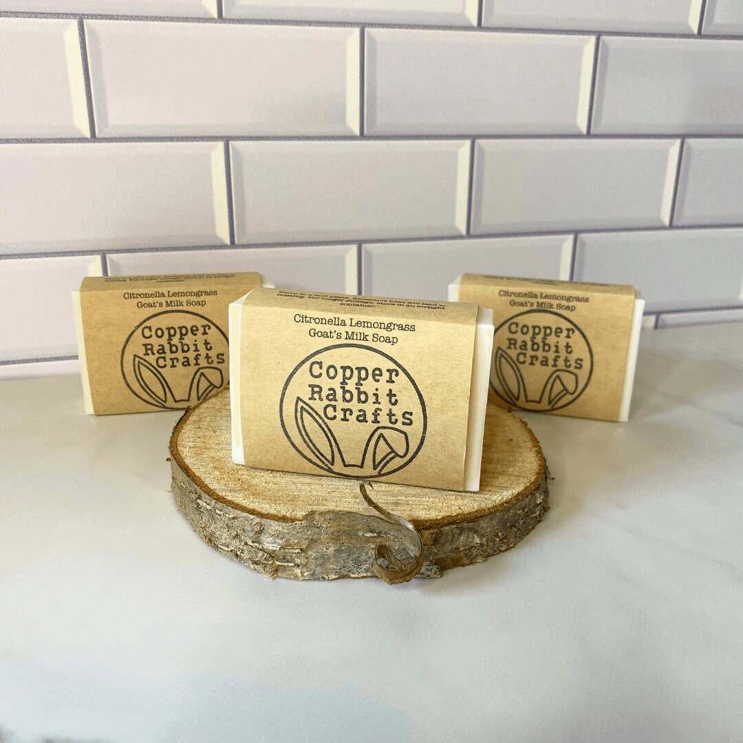 Citronella Lemongrass Goat's Milk Soap Bar | Repel Insects and ...