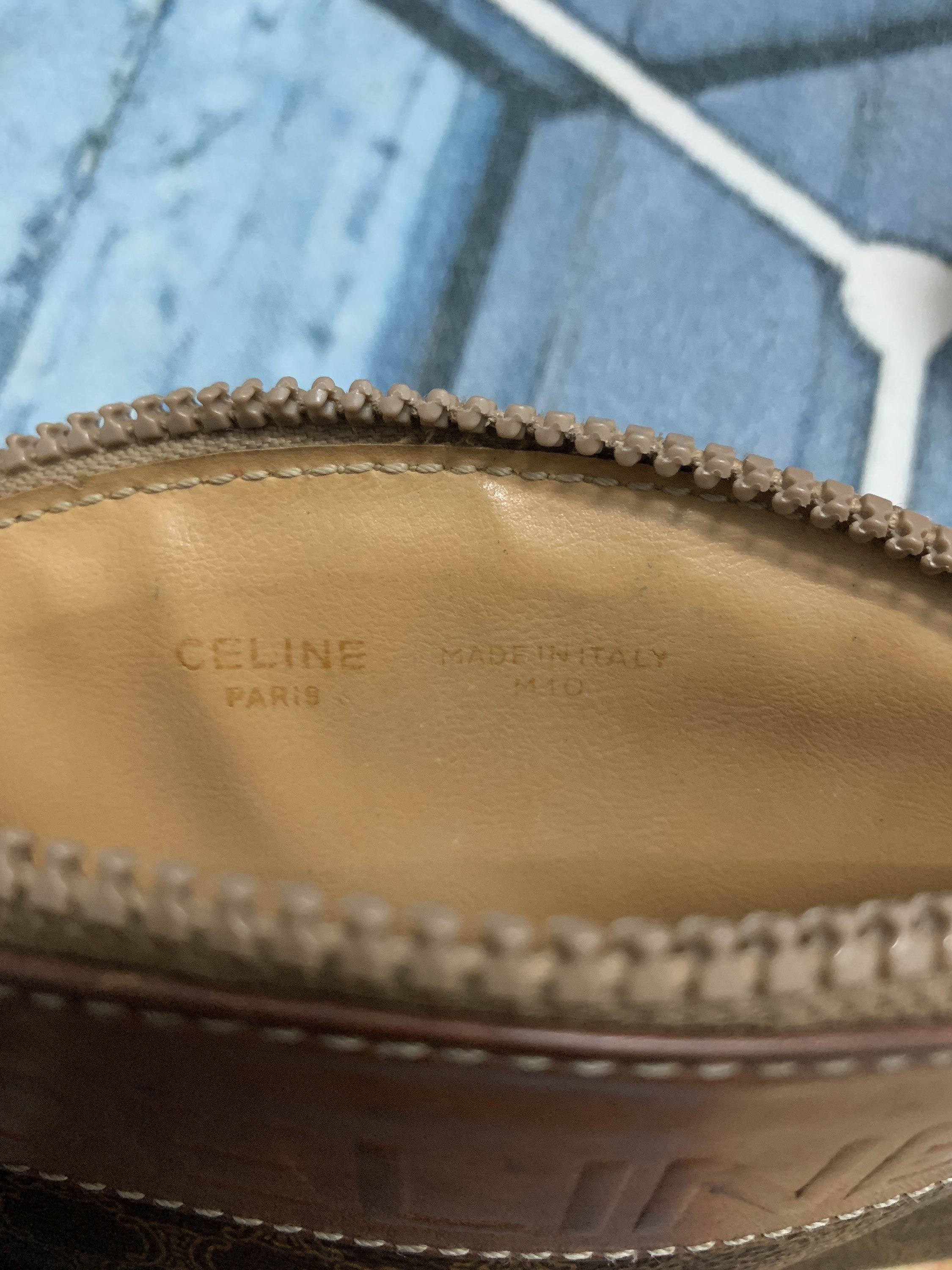 Authentic CELINE Macadam Vintage Brown Coin Purse - Etsy