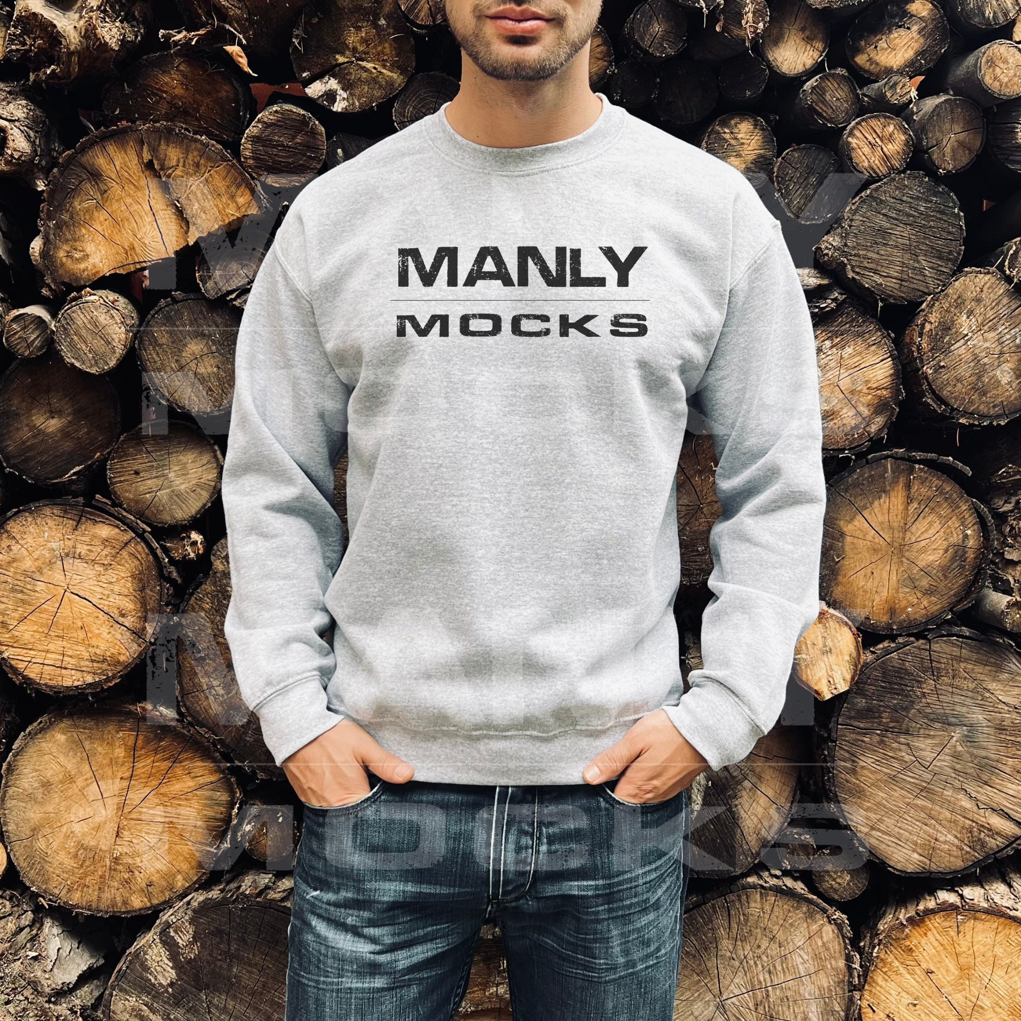 Sweater Mockup for Men - Etsy
