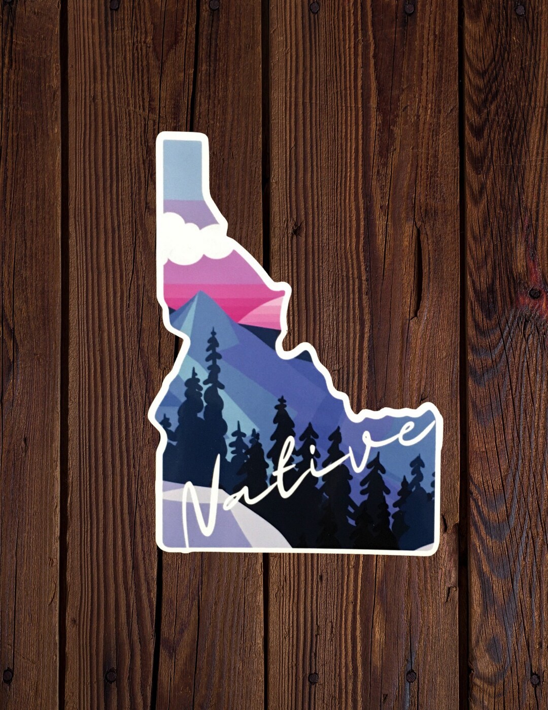 Idaho Native Sticker - Designed and Crafted in Boise - Etsy