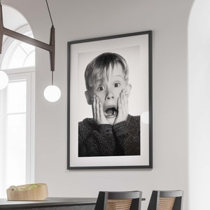 Home Alone Movie Poster, Funny Bathroom Wall Art, Digital Download ...
