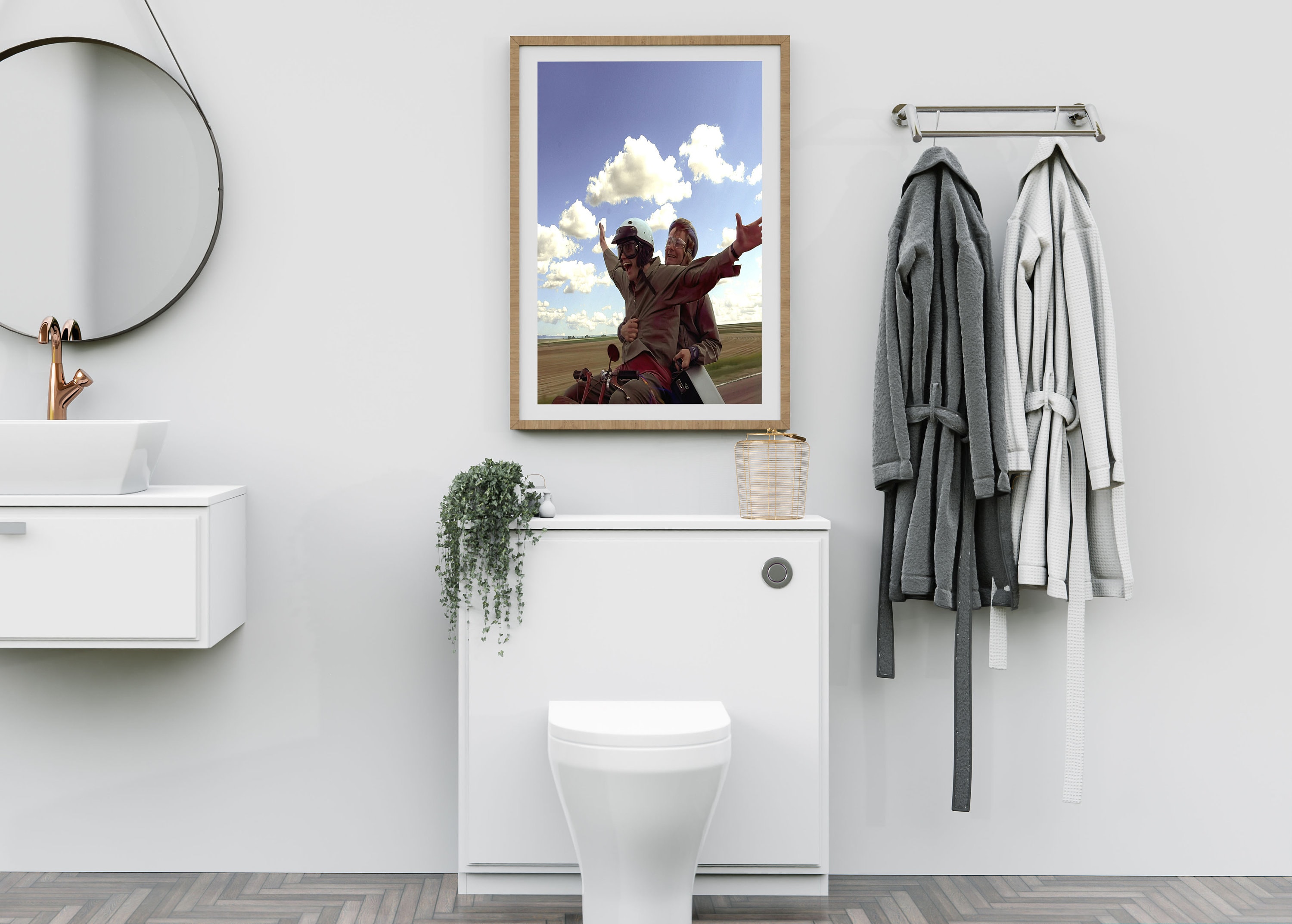 Dumb and Dumber Movie Print Funny Bathroom Print Dumb Movie - Etsy