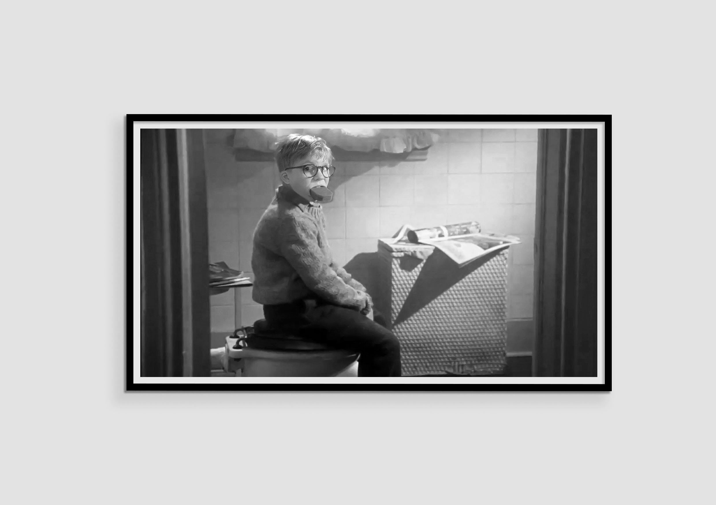 A Christmas Story Movie Poster, Funny Bathroom Print, Printable ...