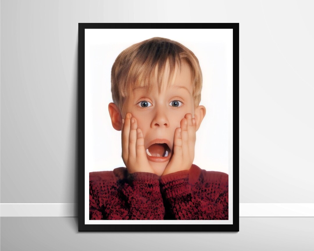 Home Alone Kevin Mccallister Poster, Christmas Wall Print , Funny ...