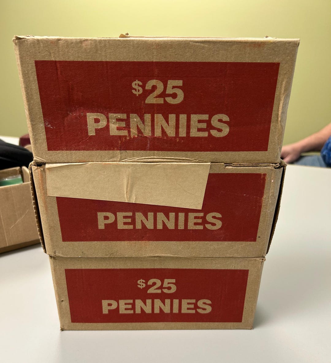 3 Boxes of 50 Bank Rolled Pennies. Unsearched. Free Shipping. - Etsy