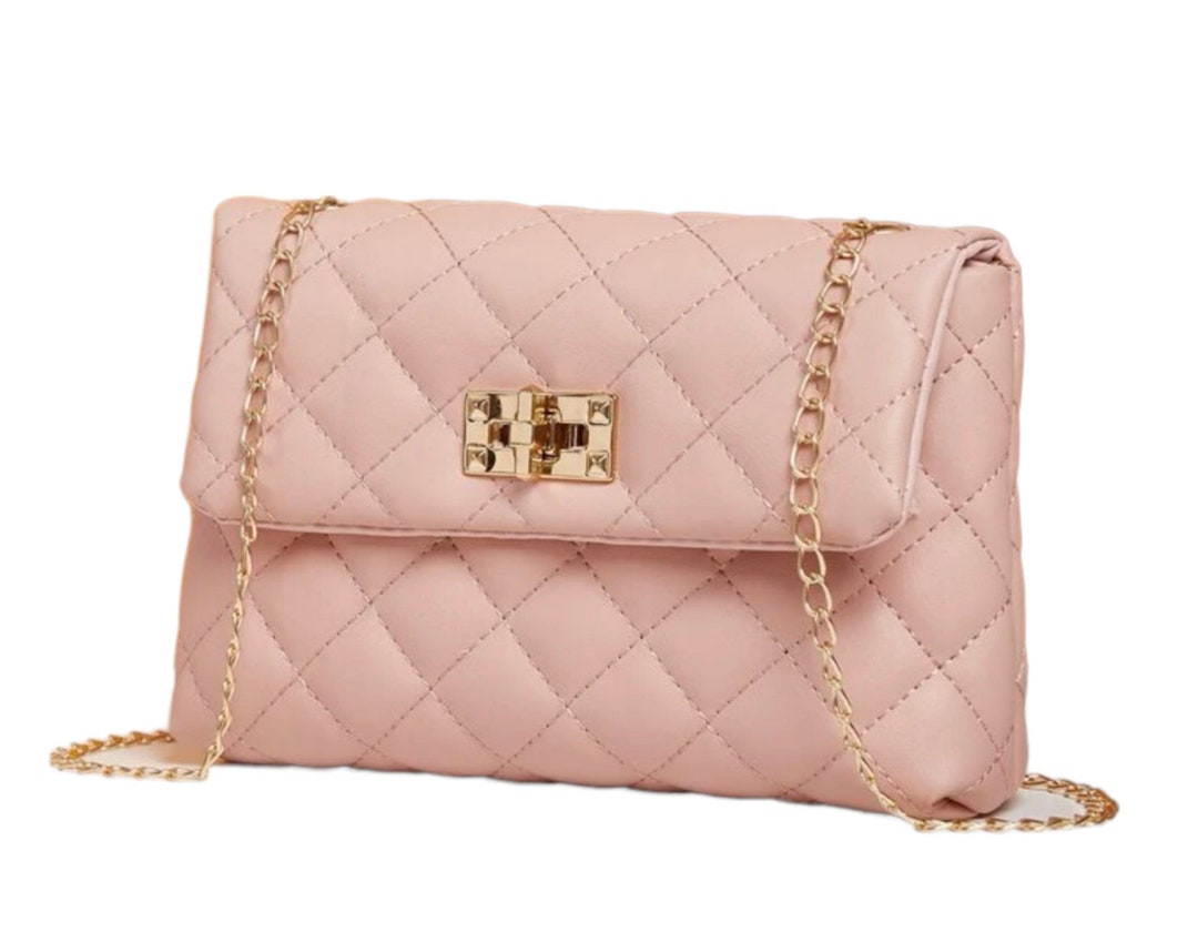 Pink Flap Chain Bag - Etsy