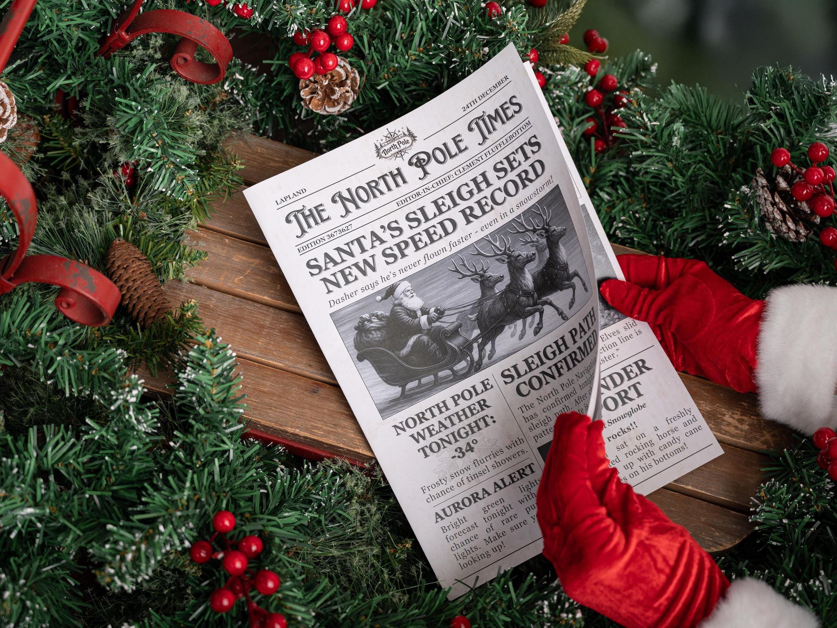 The North Pole Times - Creative Idea - Specially Designed to Wow the ...