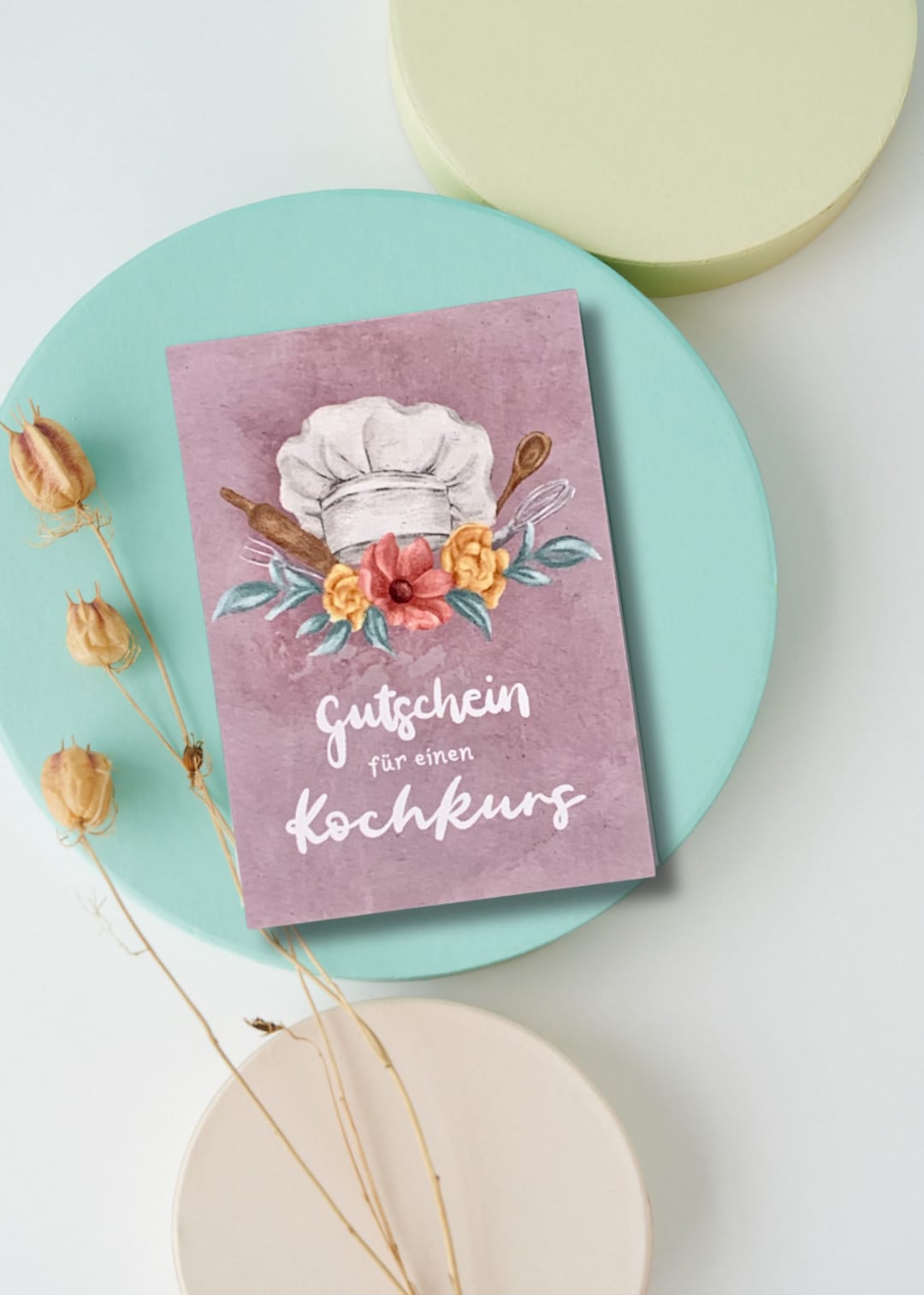 Voucher Cooking Course Gift Voucher for a Cooking Evening Cooking Gift ...