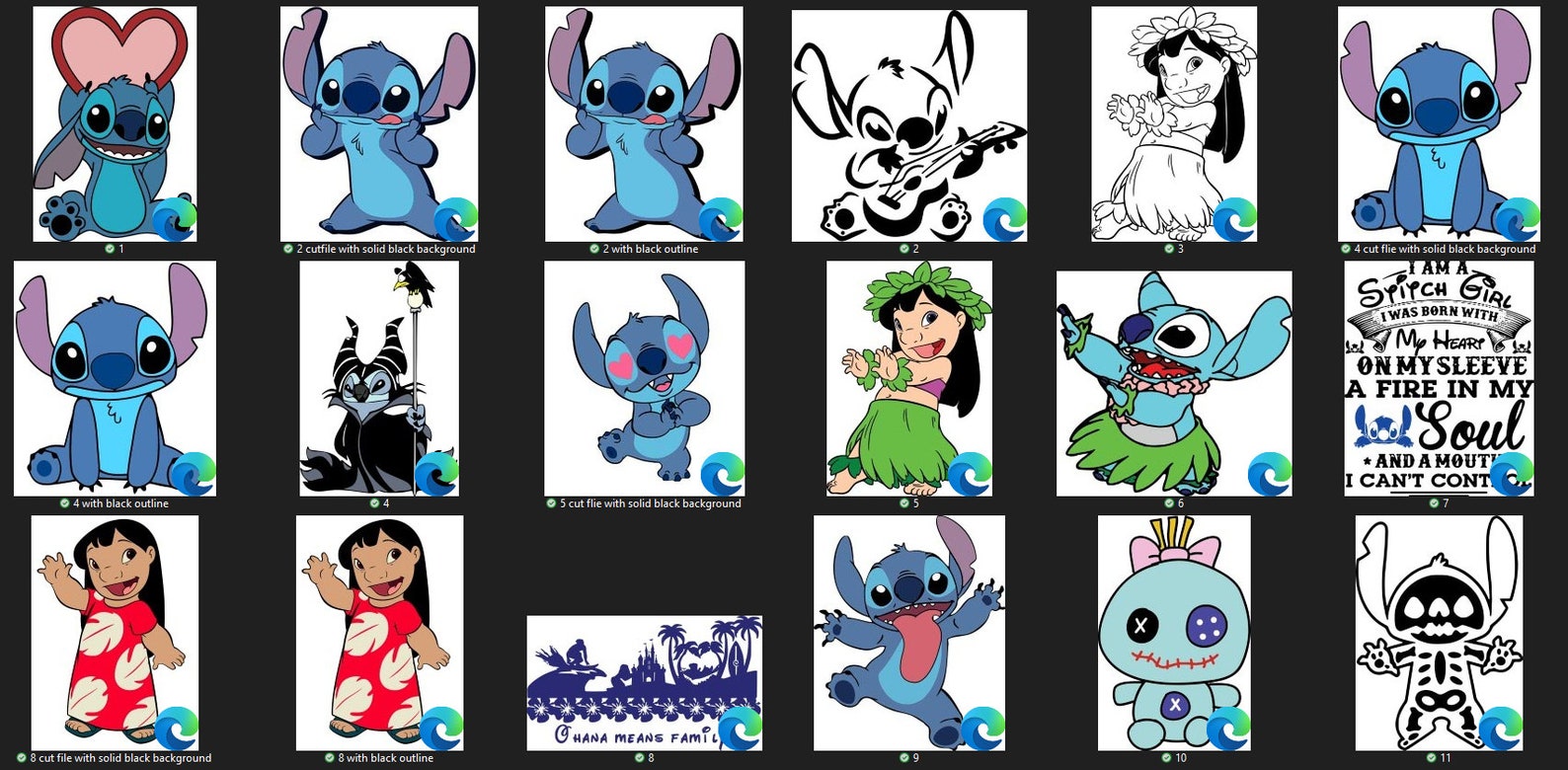 Stitch Png/svg/letters/numbers - Etsy