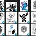 Stitch Letters and Numbers: PNG/SVG (digital Download) - Etsy