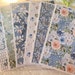 Blooms of Blue Note Cards (set of 6) Blank Inside - Etsy