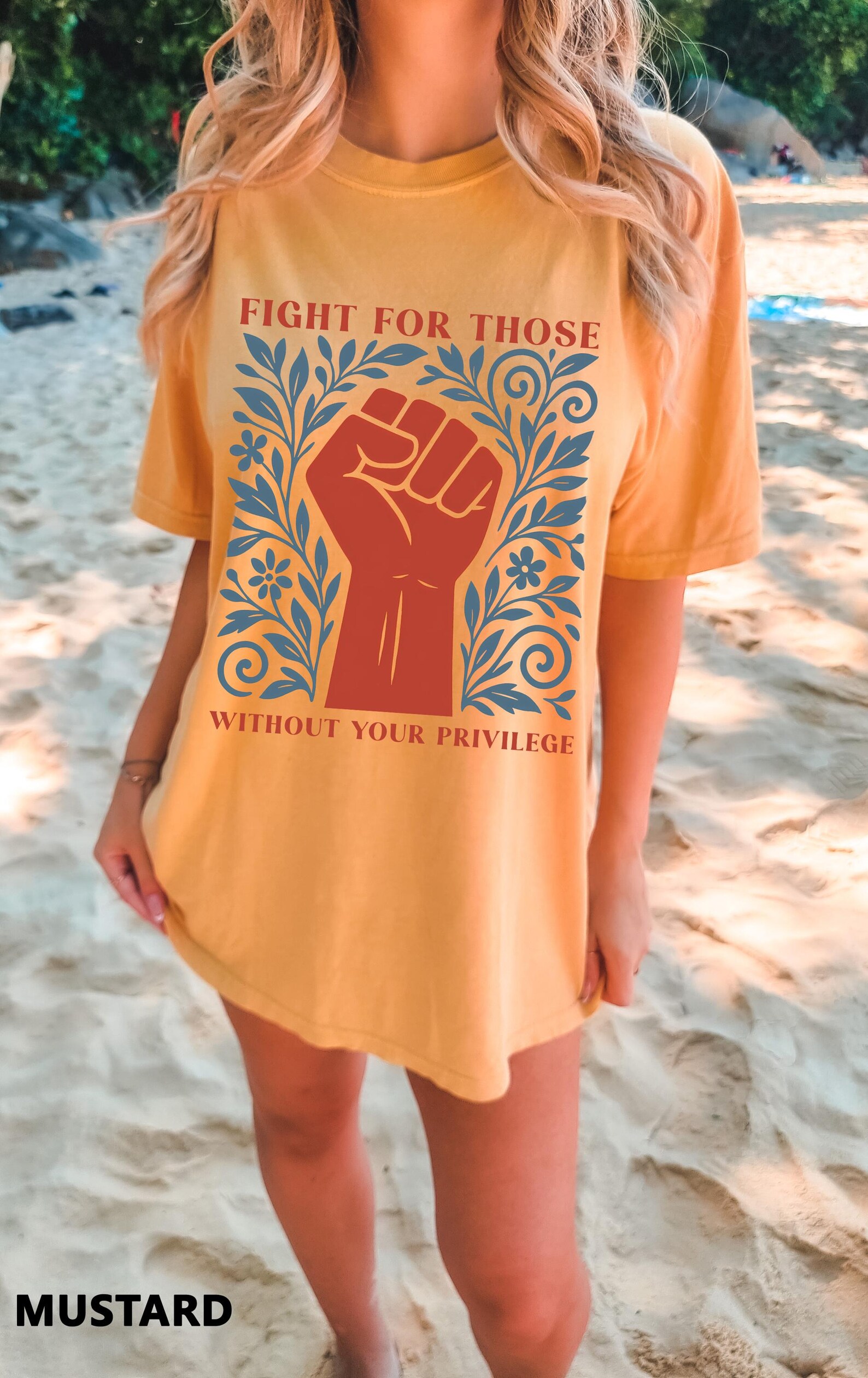Fight for Those Without Your Privilege Shirt - Comfort Colors Social ...