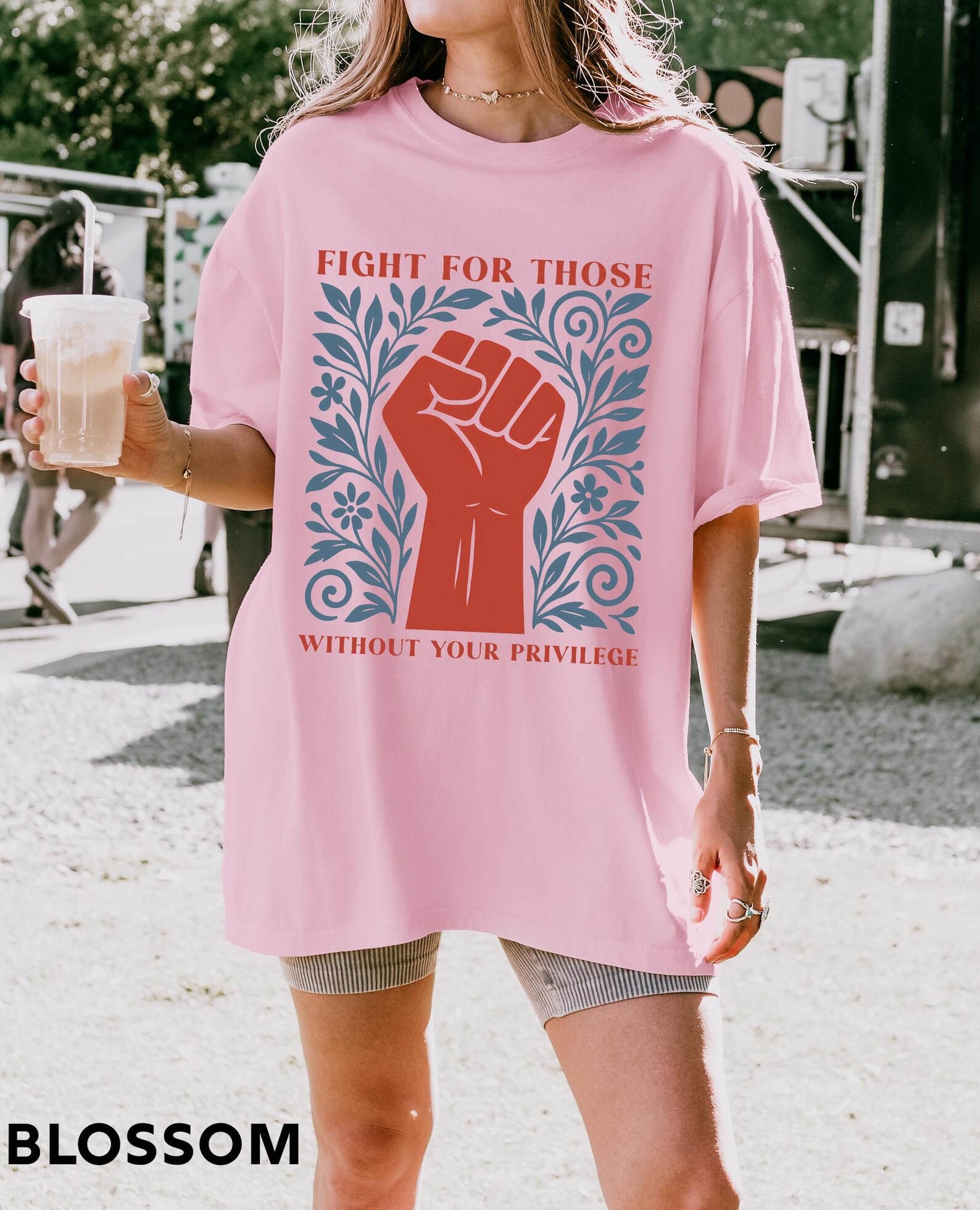Fight for Those Without Your Privilege Shirt - Comfort Colors Social ...