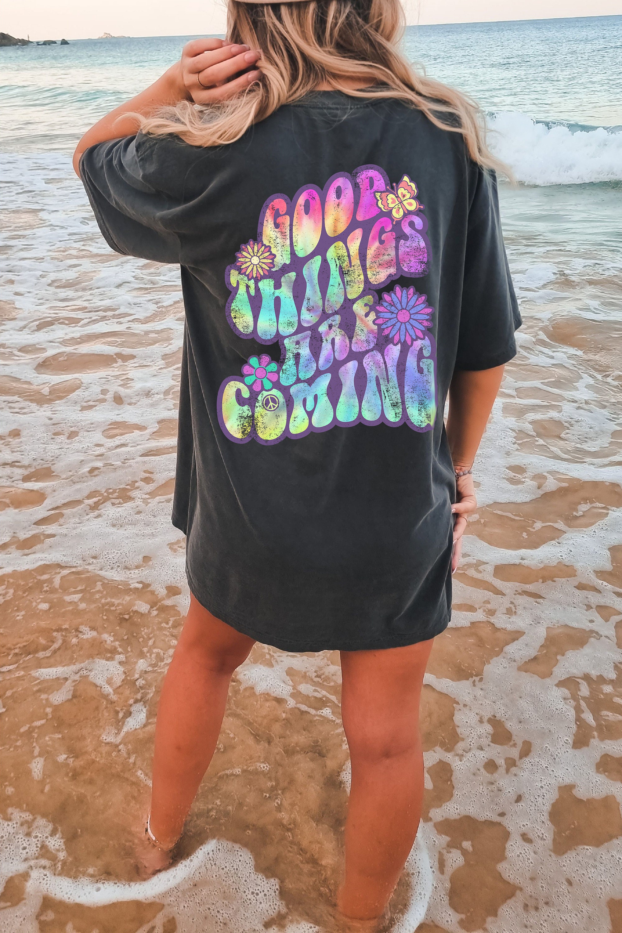 Good Things Are Coming Oversized Tshirt Comfort Colors - Etsy