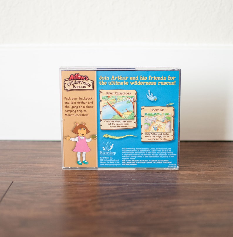 Arthur's Wilderness Rescue 2000's PBS Kids, Cd-rom Windows & Mac ...