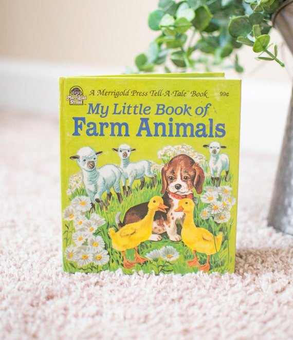 My Little Book of Farm Animals A Merrigold Press Tell-a-tale - Etsy