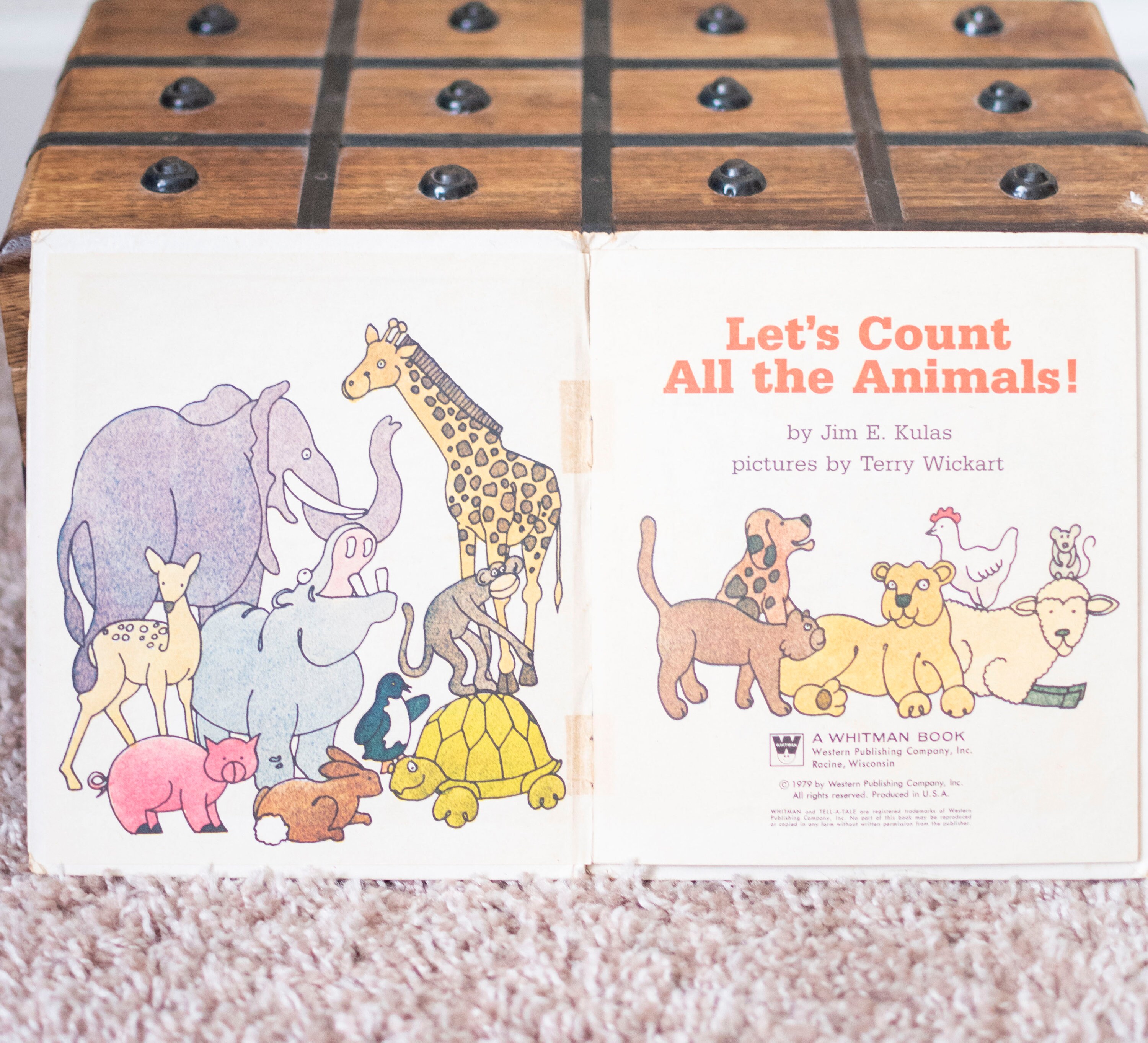 Let's Count All the Animals, Whitman Tell-a-tale Book, by Jim E Kulas ...