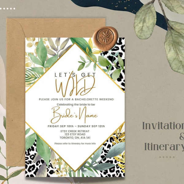 Bachelorette Party Jungle - Etsy