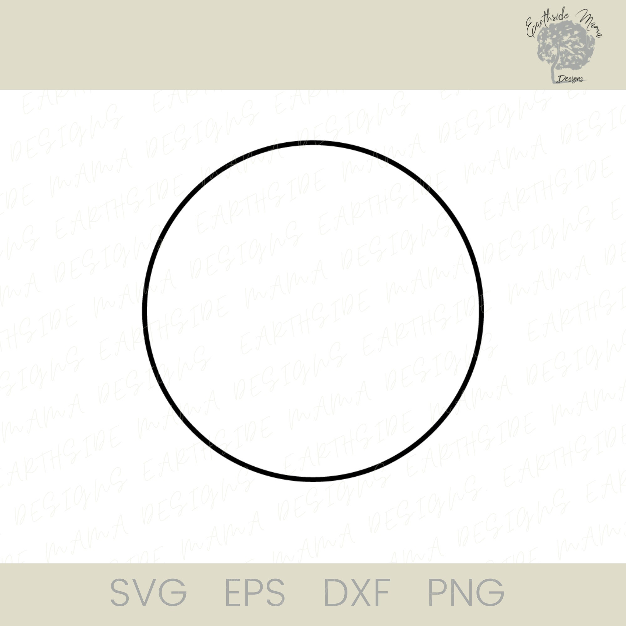 Circle Outline SVG Bundle Circle Cut File Circle Engraving Pattern ...