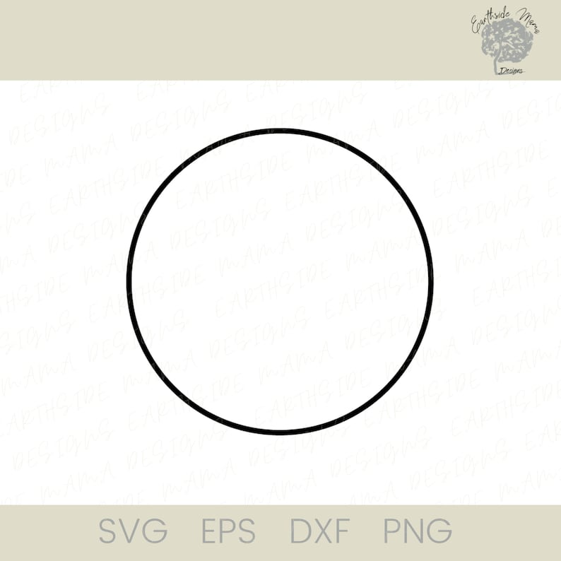 Circle Outline SVG Bundle - Circle Cut File - Circle Engraving Pattern ...