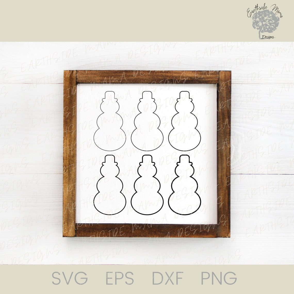 Snowman Outline SVG - Snow Man Cut File - Holiday Snowman Png ...
