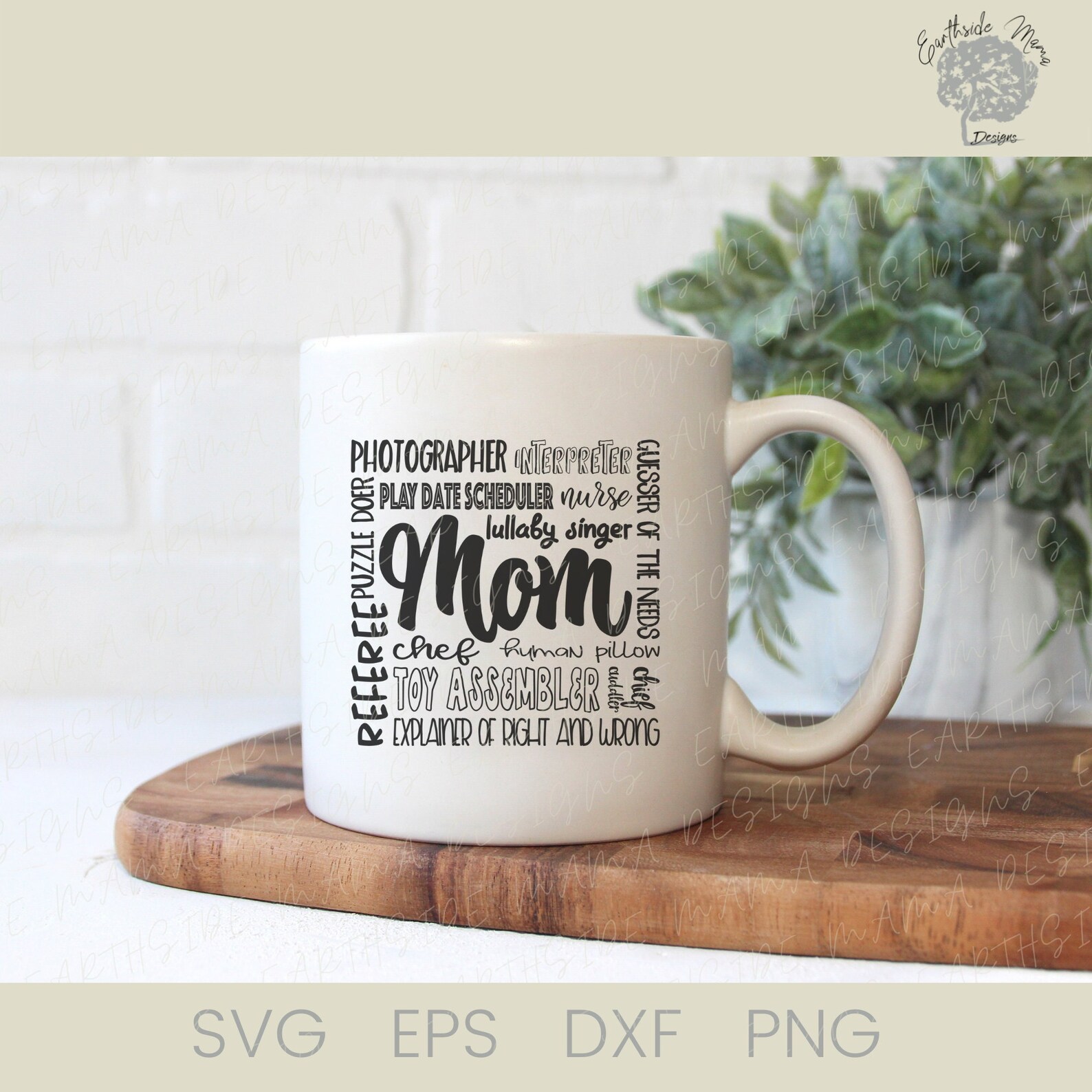 Mom Collage SVG Mom Life Decal Momma PNG Motherhood - Etsy