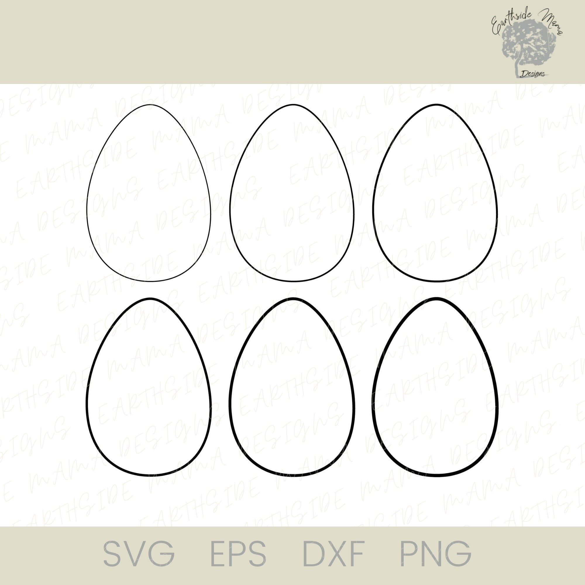 Chicken Egg Outline SVG - Farm Egg Cut File - Chicken Egg Png - Farm ...