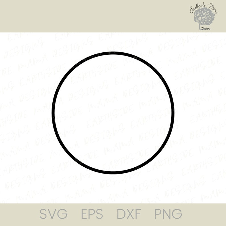Circle Outline SVG Bundle - Circle Cut File - Circle Engraving Pattern ...