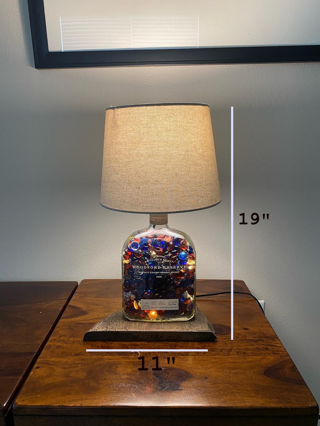 Customizable Bourbon Bottle Table Lamps - Etsy