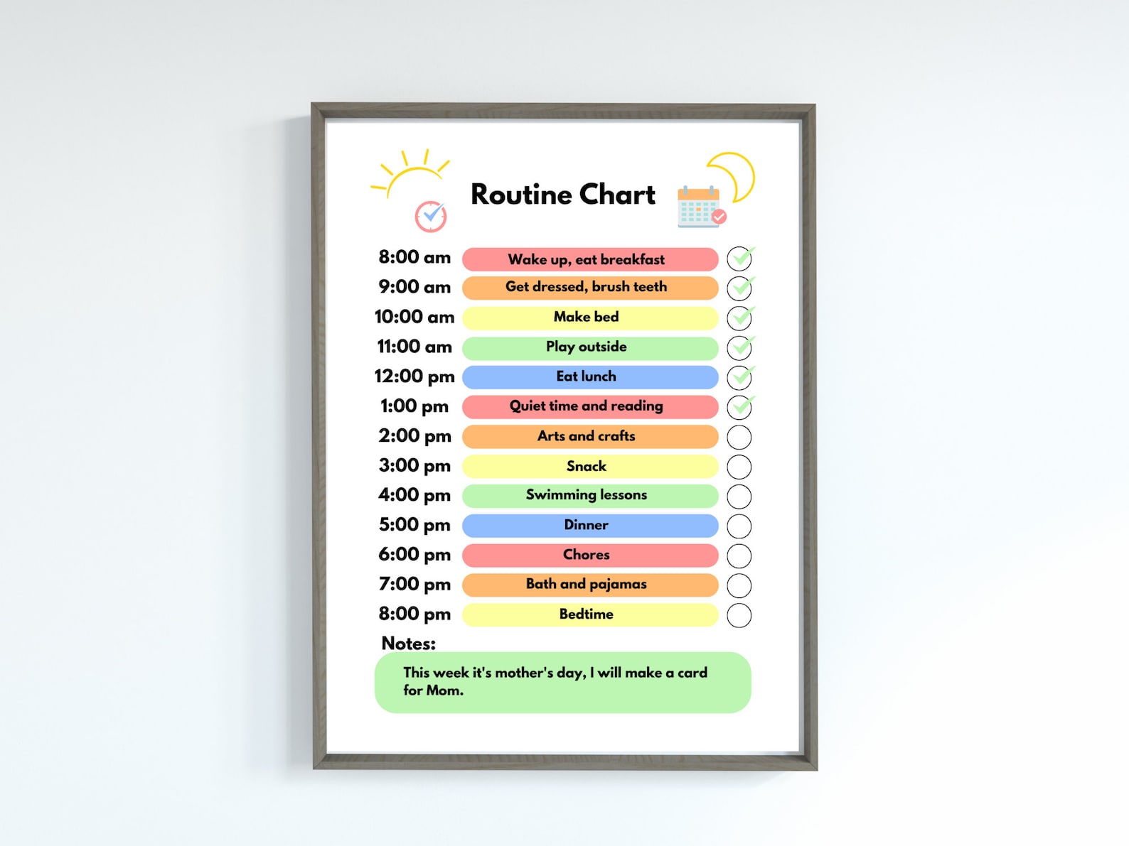 Routine Chart | Routine Visual - Etsy