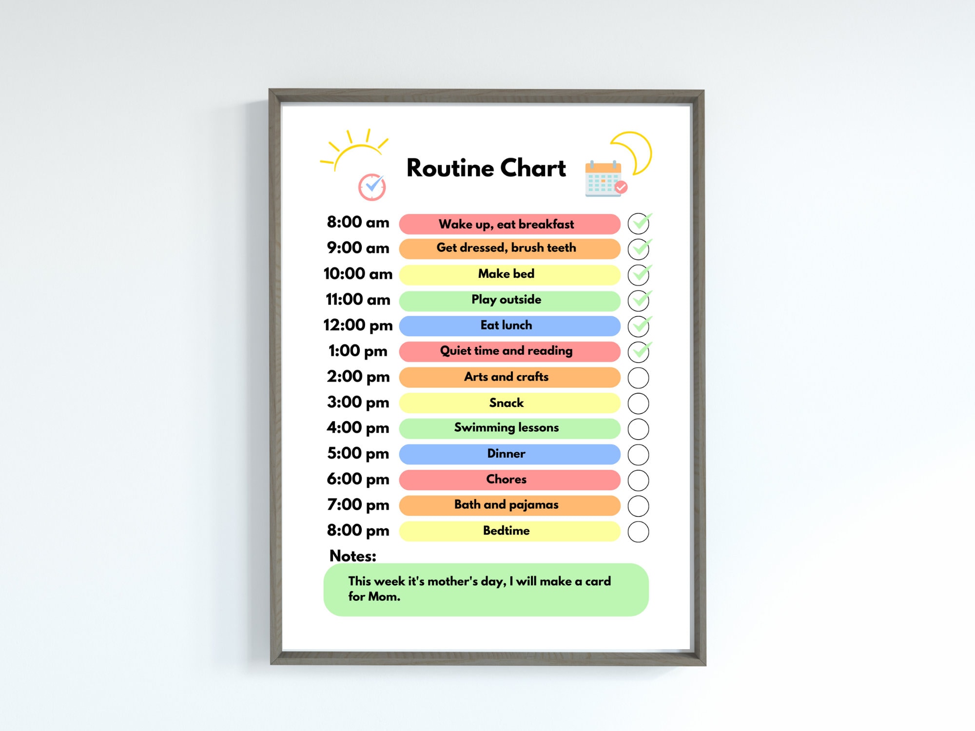 Routine Chart | Routine Visual - Etsy