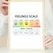 EMOTIONS POSTER | Emotions Scale | Self-regulation Tool - Etsy
