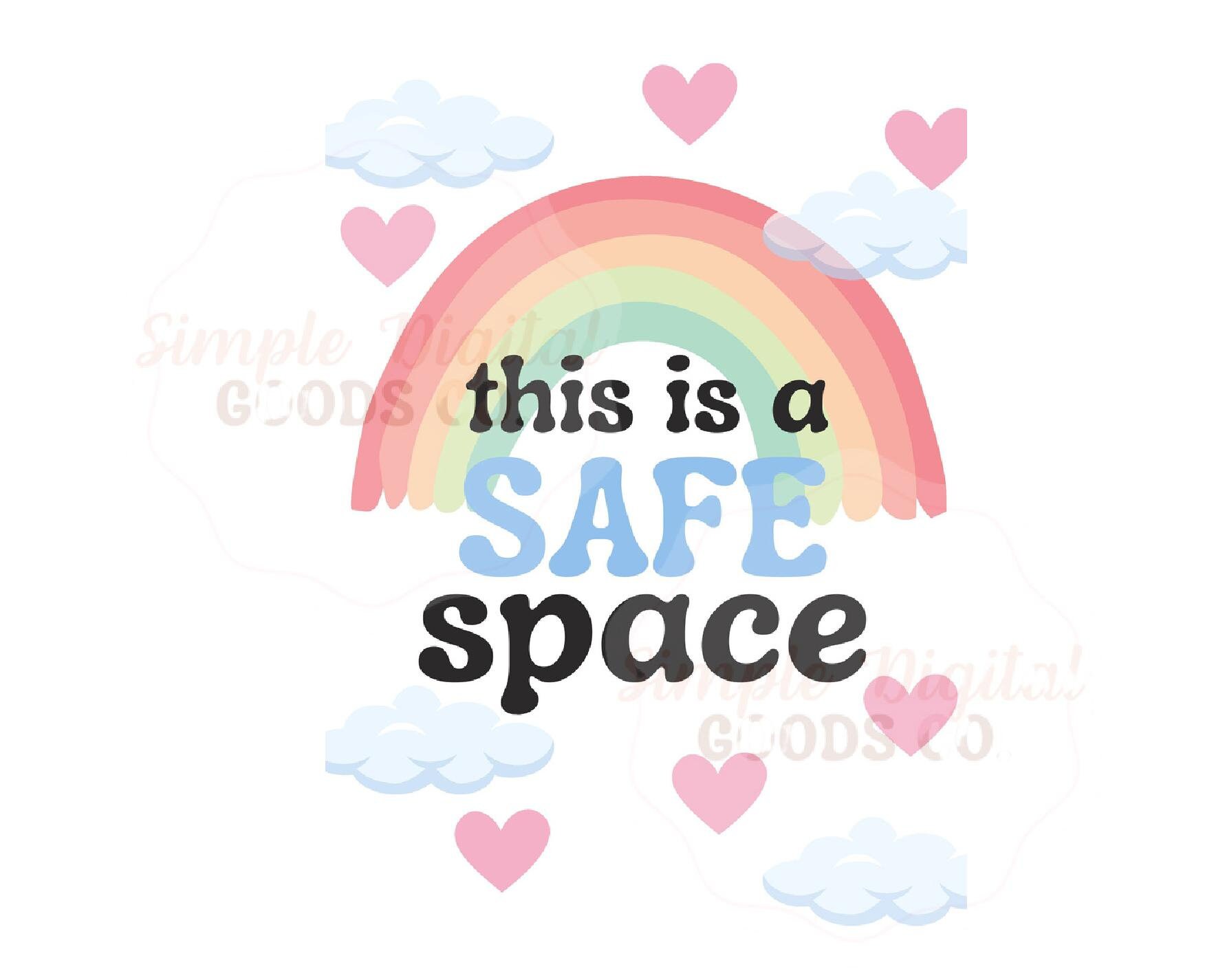 Safe Space Poster, Inclusive Classroom Decor, School Counsellor Office ...