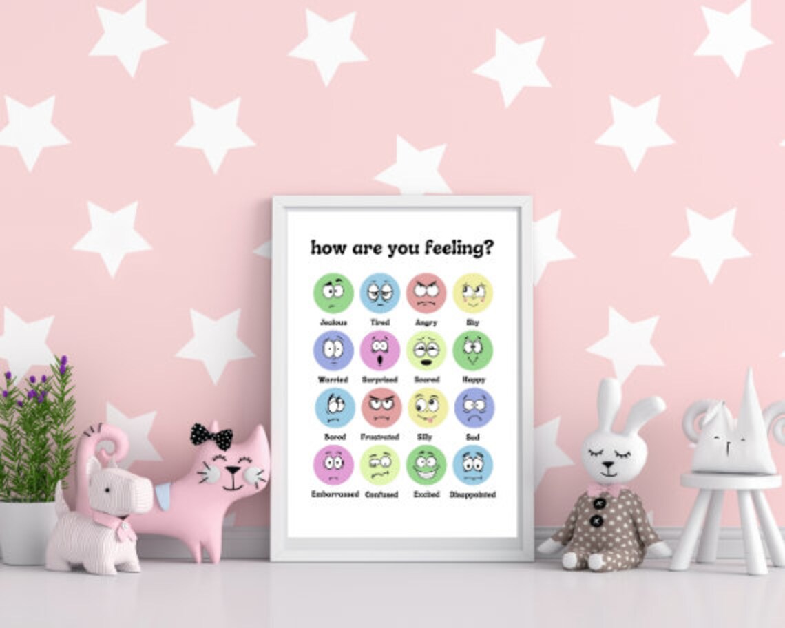 Feelings Poster, Classroom Decor, Feelings Chart Poster, My Feelings ...
