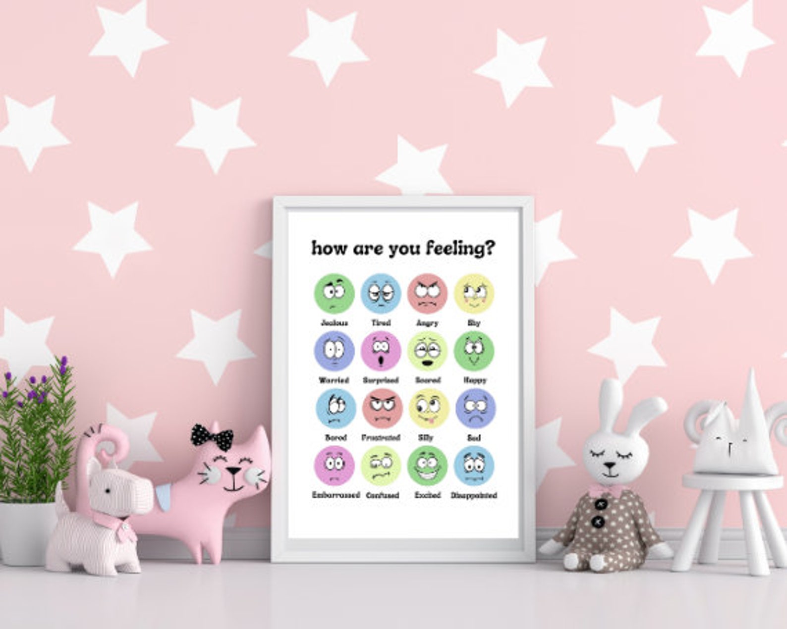 Feelings Poster, Classroom Decor, Feelings Chart Poster, My Feelings ...