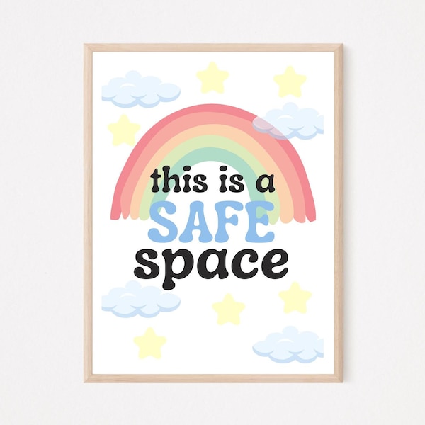 Diversity Safe Space Poster - Etsy