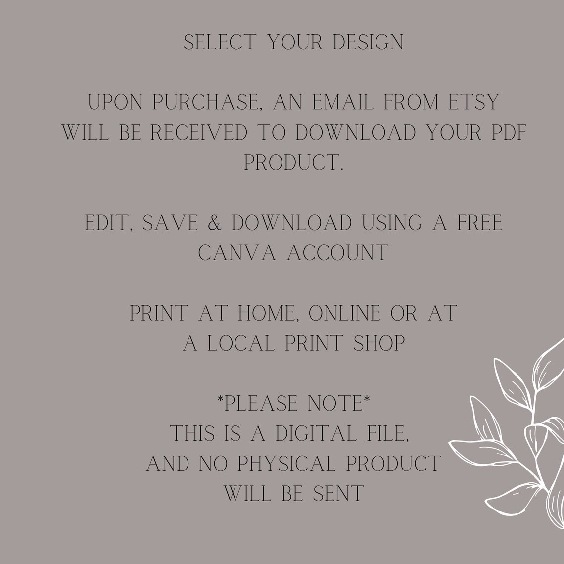 Wedding Invitation Template Set, Earth Tone, Wedding Invitation Suite ...