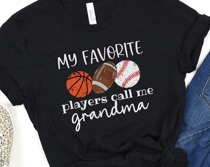 Game Day Grandma Shirt, Sports Grandma Shirt, Game Day, Personalized ...