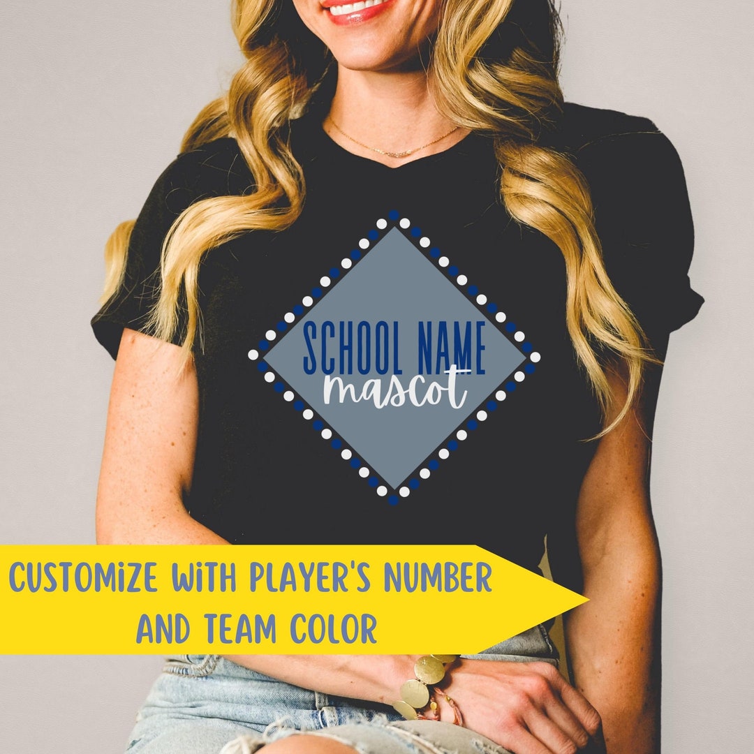 Custom Team Shirt, School Spirit Tshirt, Team Mascot Shirts, Team Mom ...